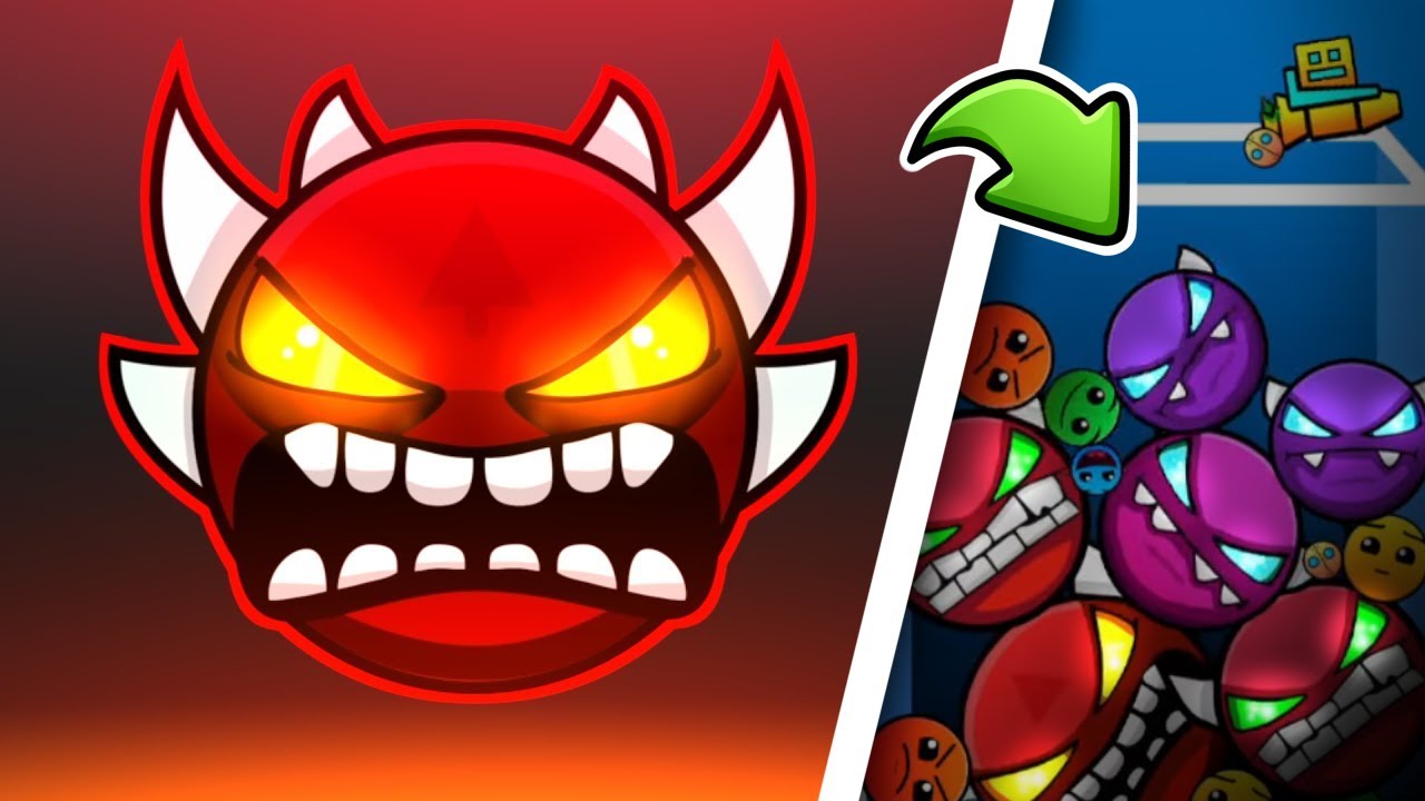 Puedes conseguir el EXTREME DEMON??? | Geometry Hardest Game - YouTube
