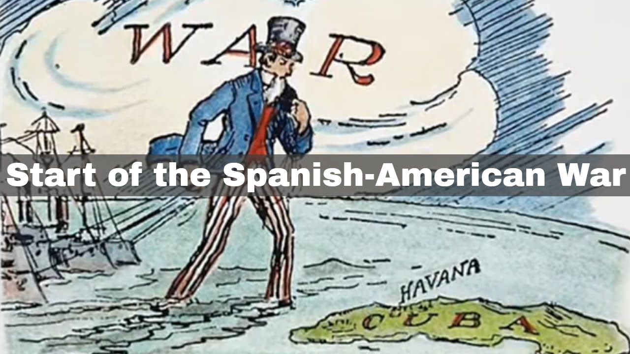 25th April 1898 The United States Declares War On Spain In The Spanish