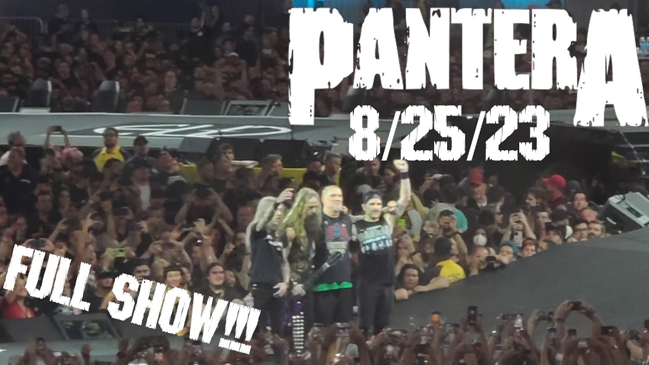 Pantera: FULL SHOW @ Sofi Stadium 8/25/23 - YouTube