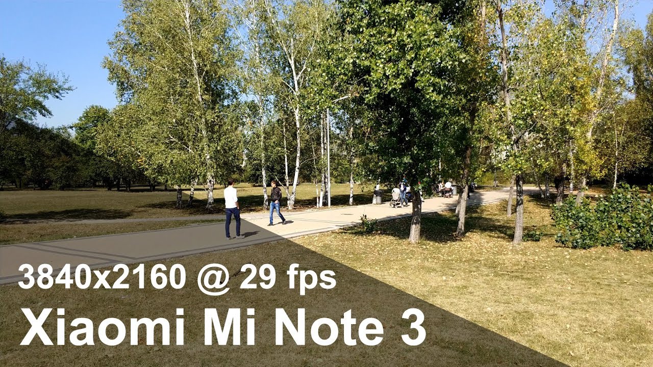Xiaomi Mi Note 3 - 4K (2160p) camera video sample