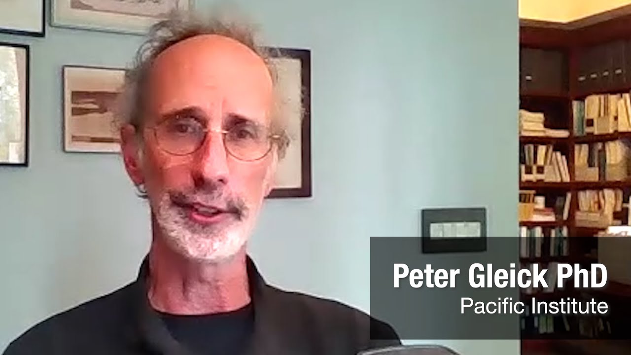 Peter Gleick PhD on power generation and water. - YouTube
