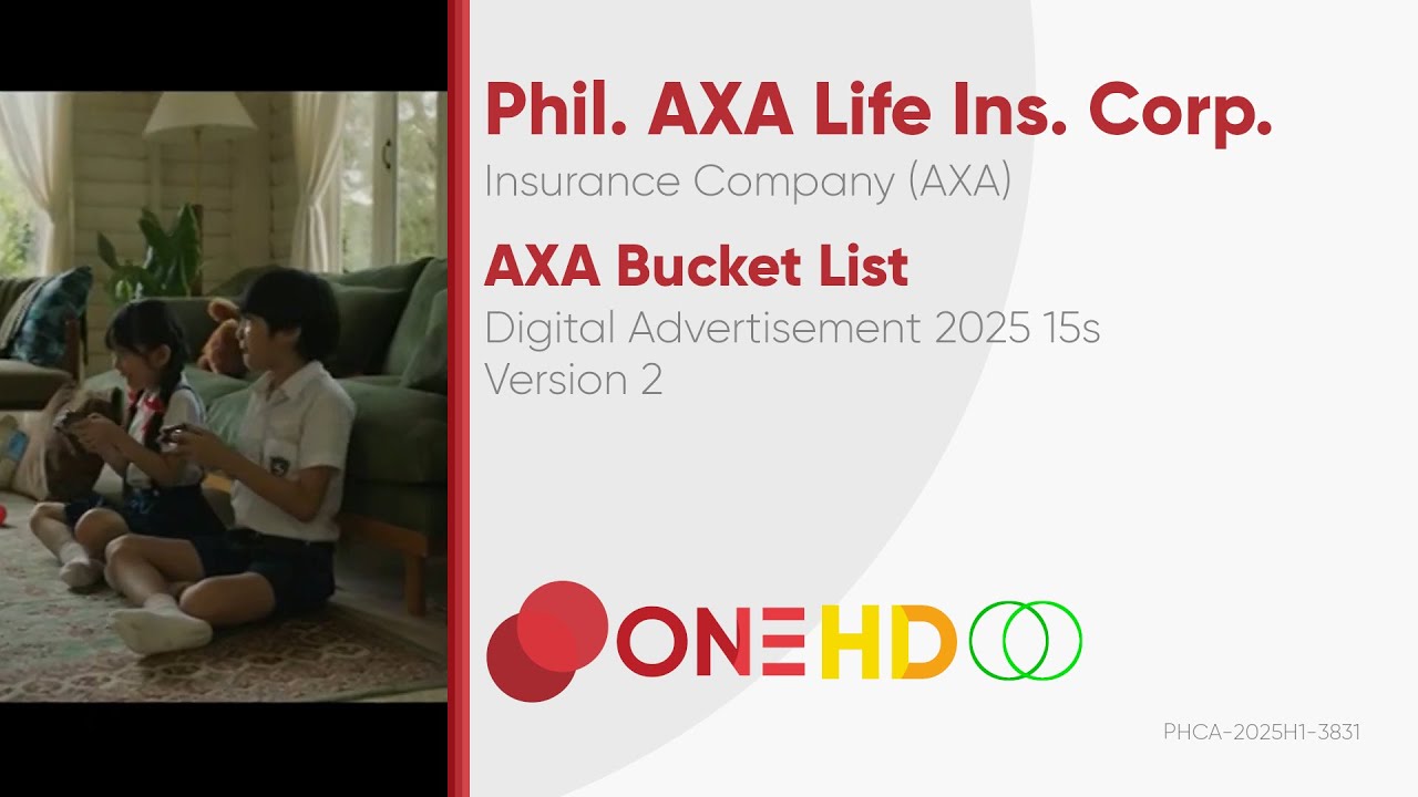 AXA Bucket List Digital Ad 2025 15s (Philippines, Version 2) [HD/ST ...