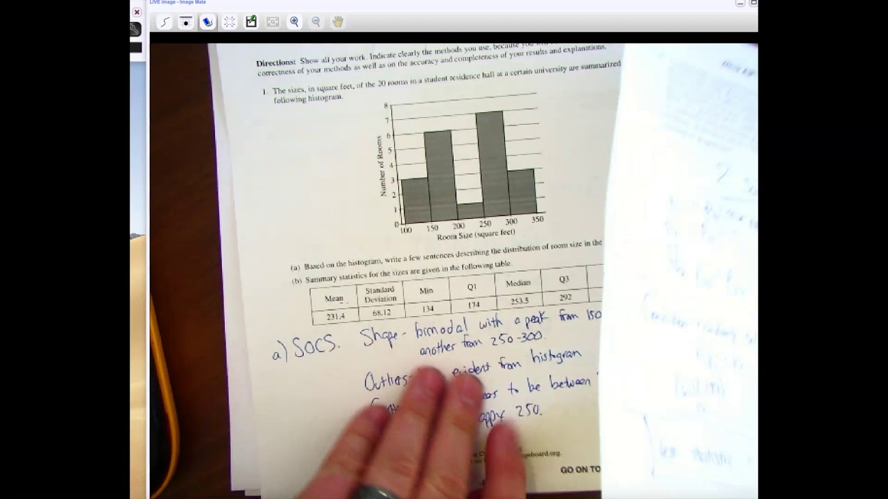 AP Stats 2019 FRQ Walkthrough - YouTube