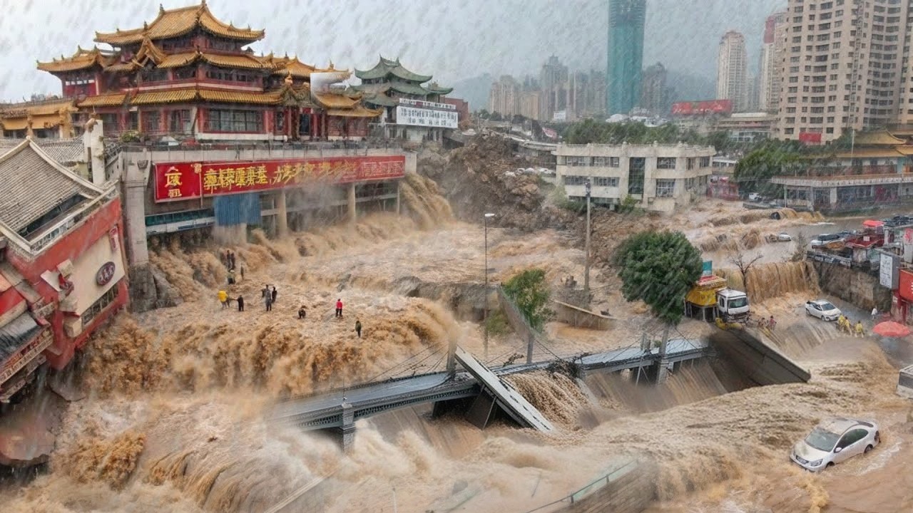 NATURAL DISASTERS HIT CHINA HARD: MASSIVE LANDSLIDES BURY MANY IN ...