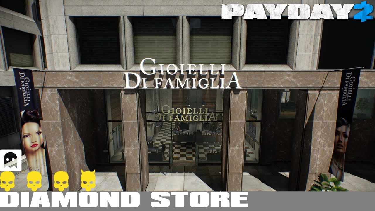 PAYDAY 2 | Death Wish - Solo Stealth | Bain: Diamond Store - YouTube