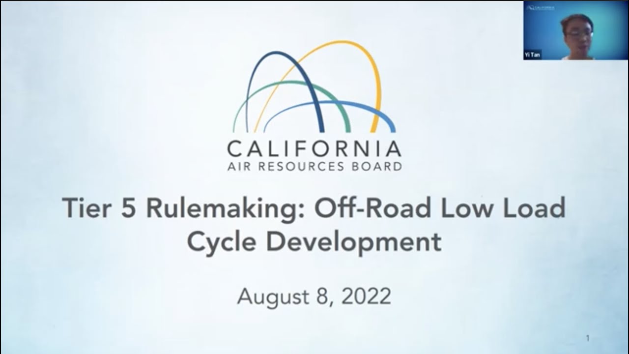 Public Workgroup to Discuss the Off-Road New Diesel Engine Tier 5 ...