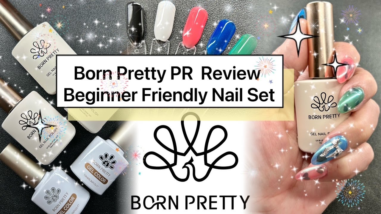 Born Pretty PR Review Beginner Friendly Nail Set @bornprettyofficial # ...