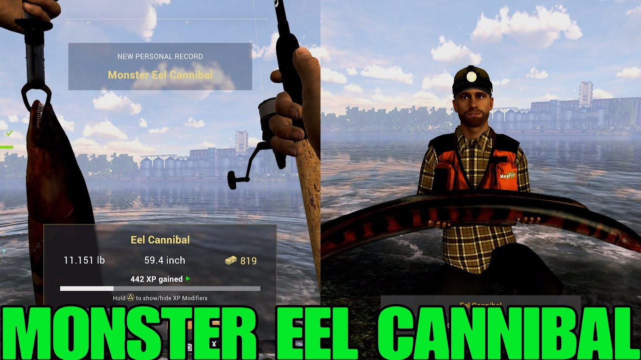 How To Catch The Eel Cannibal Monster Fish Step By Step In Fishing ...