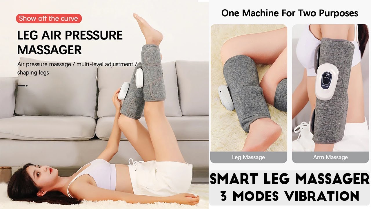 Smart Leg Massager | 3 Modes Vibration Leg Air Compression - YouTube