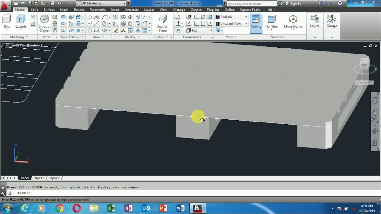 Cara membuat palet menggunakan AutoCAD - YouTube