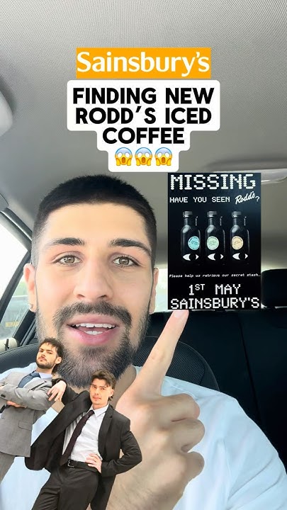 Finding NEW Rodd’s Iced Coffee by Willne and James Marriott at Sainsbury’s 😱 - YouTube