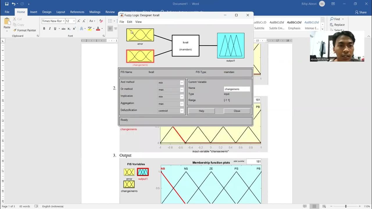 Abdullah Achyar | 201910201108 | Implementasi Fuzzy Logic pada Buck Converter - YouTube