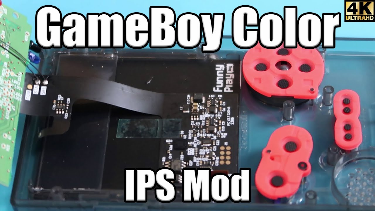 Tutorial | GameBoy Color IPS Mod | 4K🔴 - YouTube