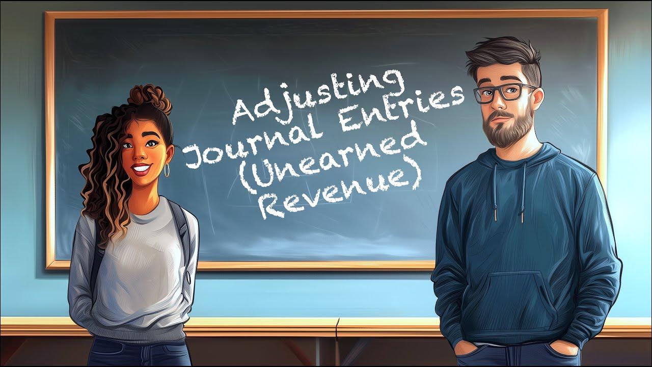 Adjusting Journal Entries (Unearned Revenue) - YouTube