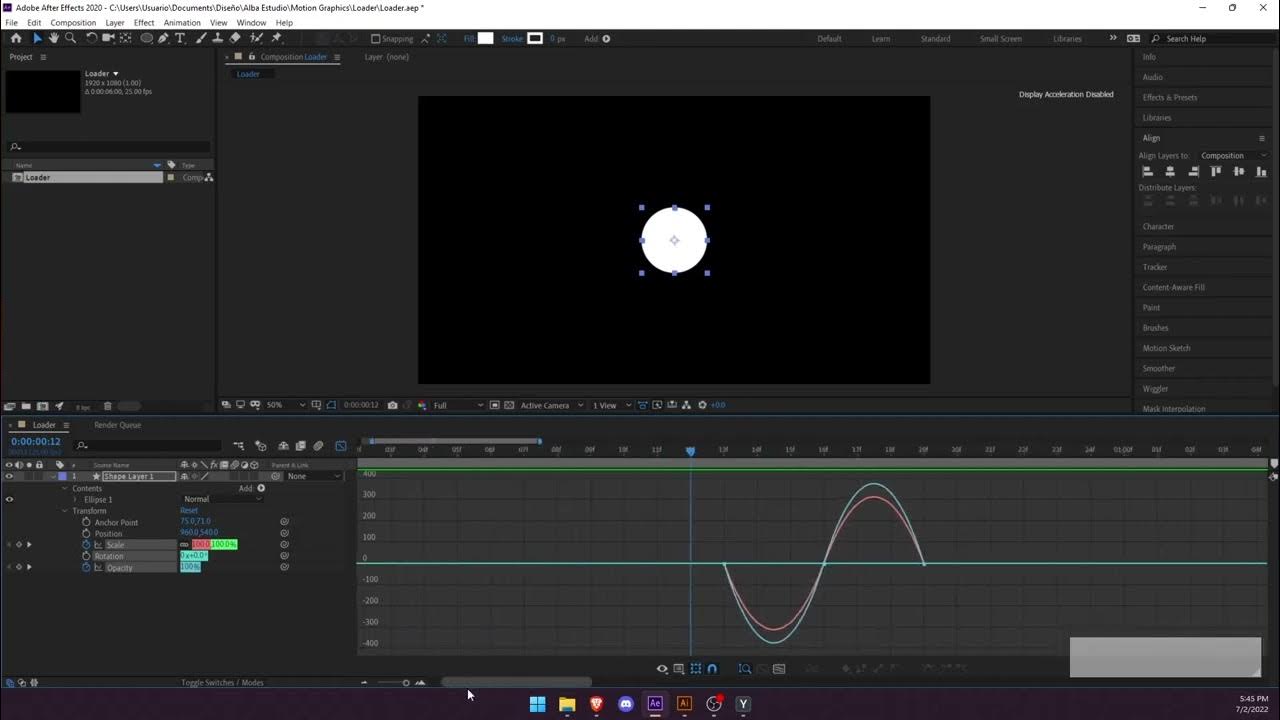 Loading Animation - After Effects SUPER Easy Tutorial - YouTube