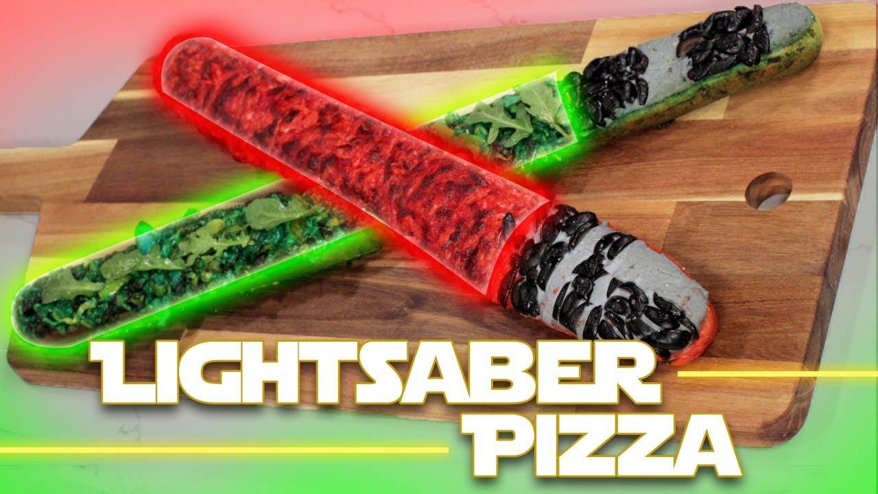 Star Wars Jedi & Sith French Bread LIGHTSABER PIZZA! Use the Fork, Luke ...