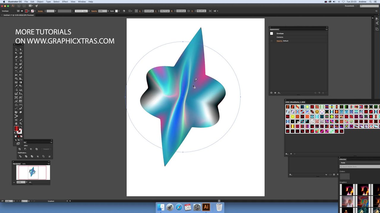 Illustrator Envelope Distort And Graphic Styles Tutorial YouTube illustrator-envelope-distort-and-graphic-styles-tutorial-youtube