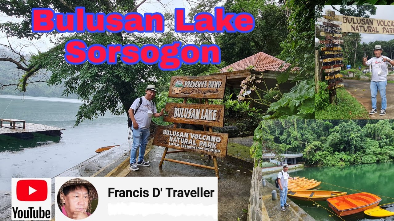 BULUSAN LAKE AT THE HEART OF BULUSAN VOLCANO NATIONAL PARK... BULUSAN ...