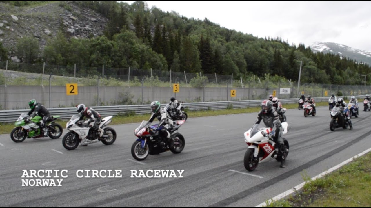 Road Racing Superbikes on the Arctic Circle Raceway in Norway - YouTube