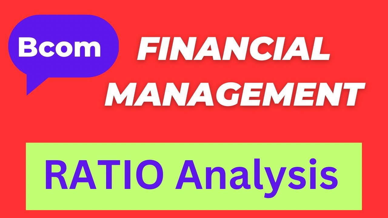 BCom financial management||Ratio analysis part 2 - YouTube