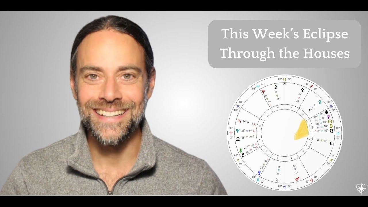 This Week's Solar Eclipse Through the 12 Houses - YouTube