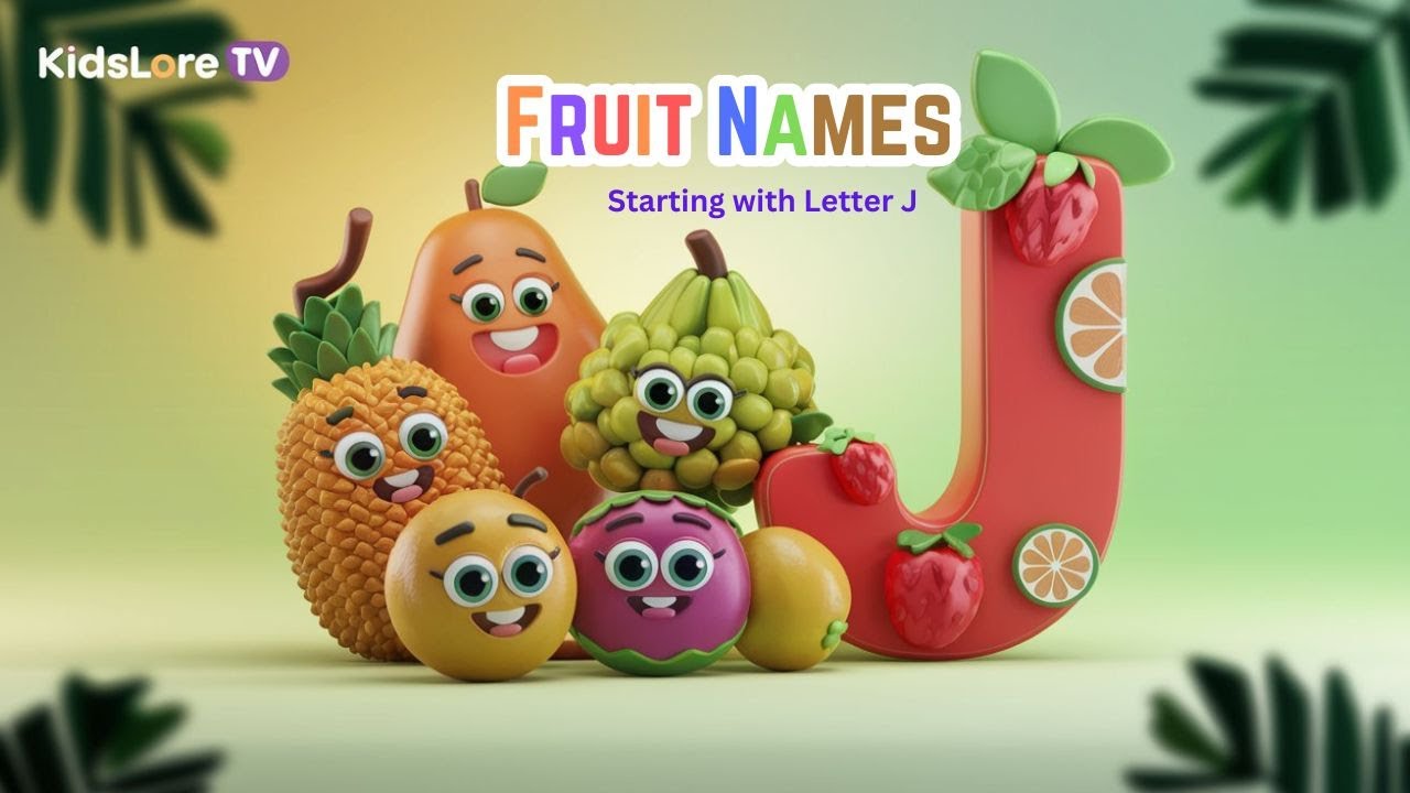 "Fruit Names Starting with Letter J | Fun Learning for Kids | Kidslore ...