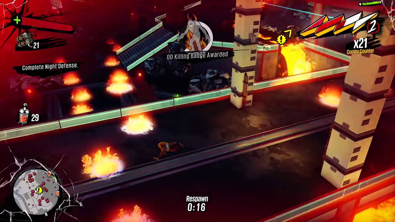 Sunset Overdrive: Fizzco Robot Factory Chaos Squad Completed with 3 ...