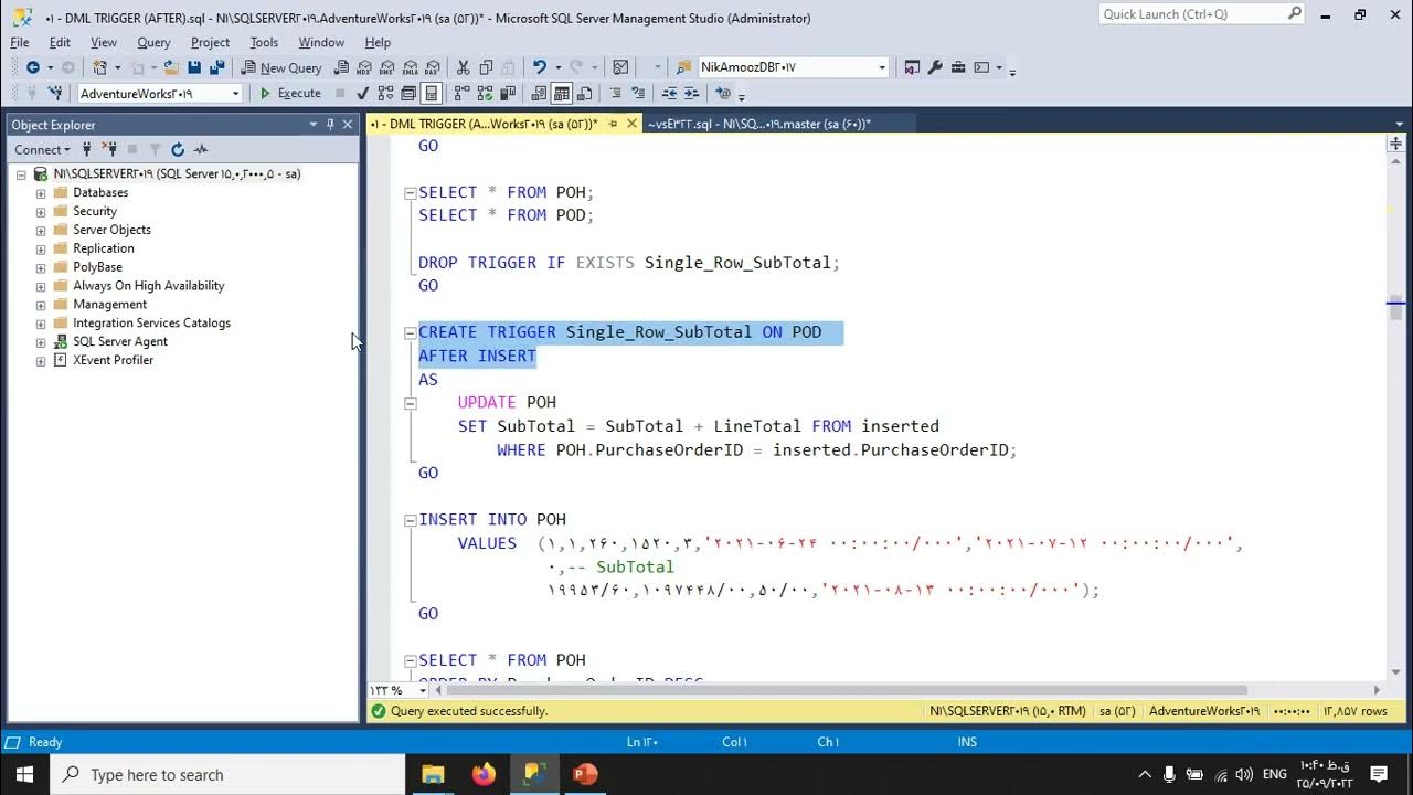Trigger Sqlserver Youtube