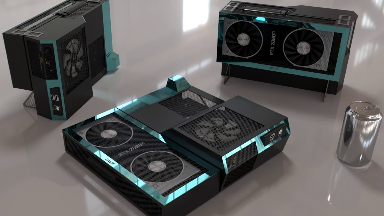 Foldable Mini ITX PC Case - YouTube