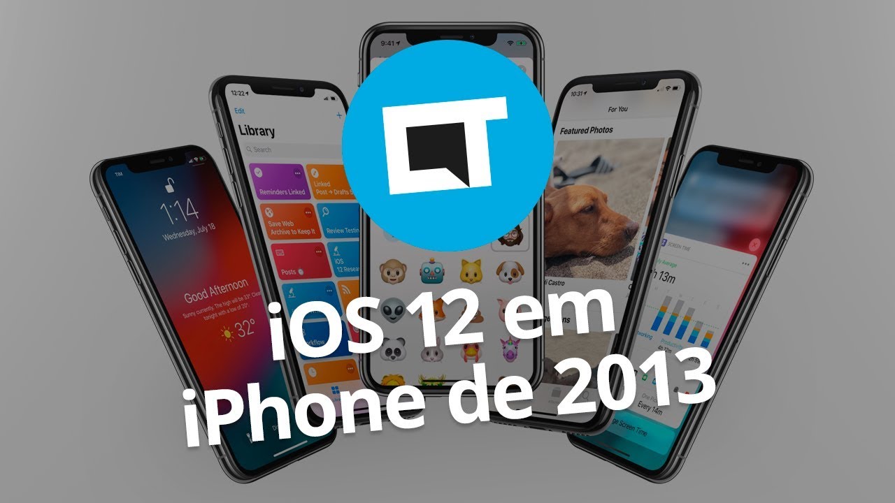 iPhone 5S com iOS 12 fica mais rápido e ganha novas funções - YouTube