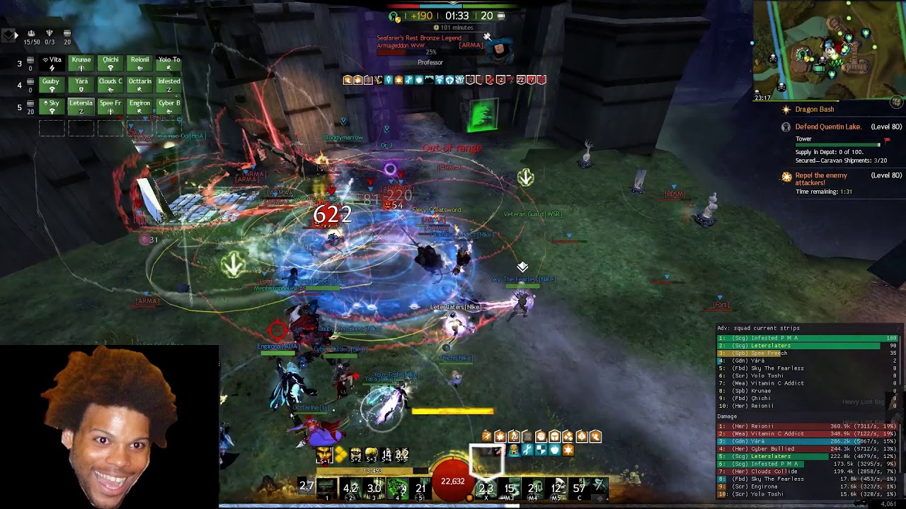 GW2 WvW [Nike] Scourge POV #1 - YouTube