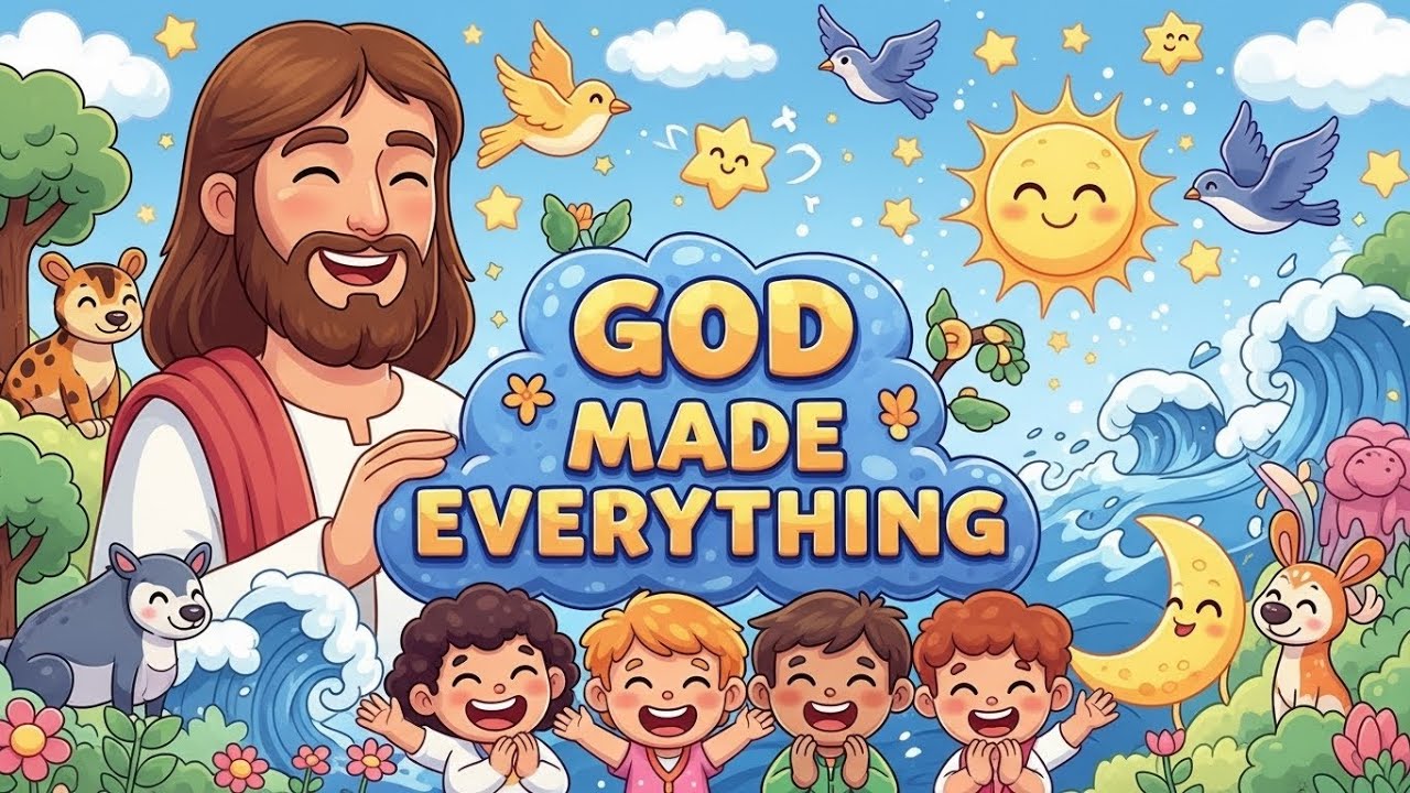 God's Creation Song for Kids | Bible Stories for kids | Sing along ...