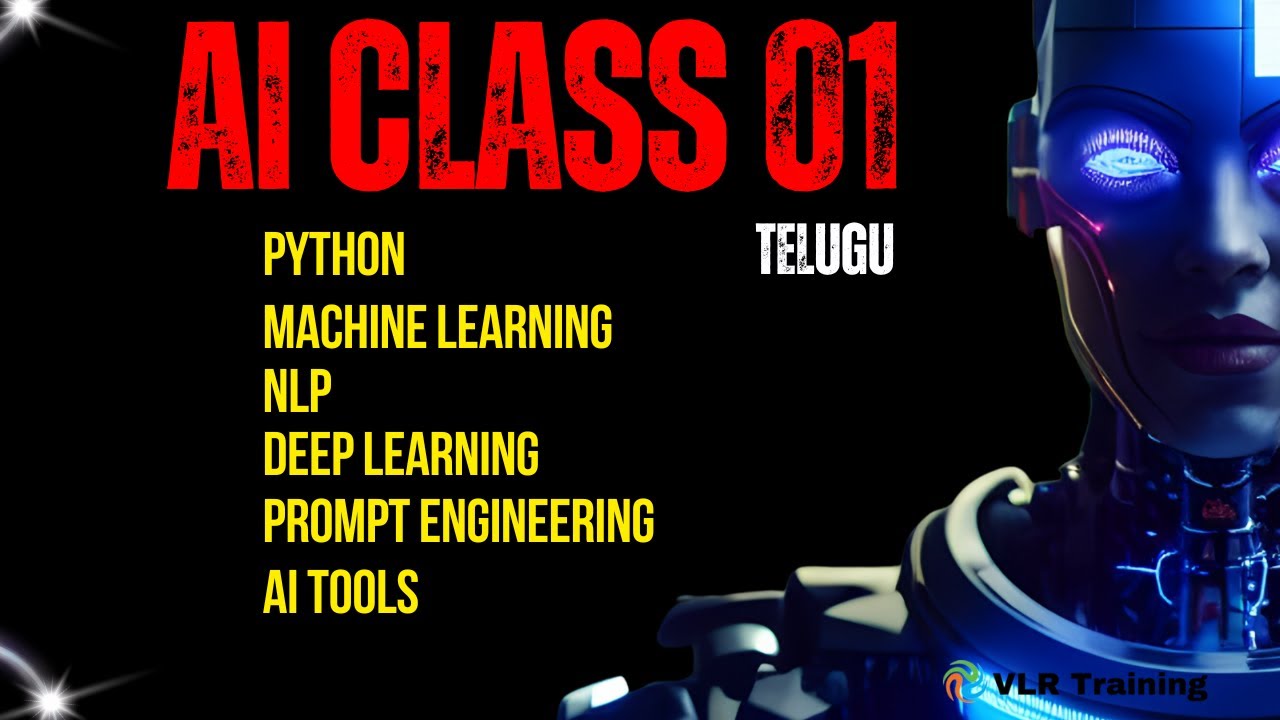 Artificial Intelligence With Python Class01 in Telugu By Vlr Training ...