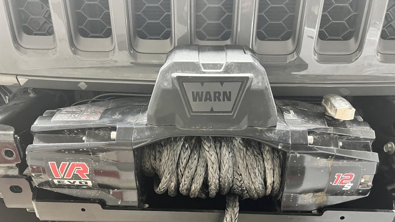 Warn Evo Winch installation on Jeep Wrangler 4xe Rubicon with Maximus-3 ...