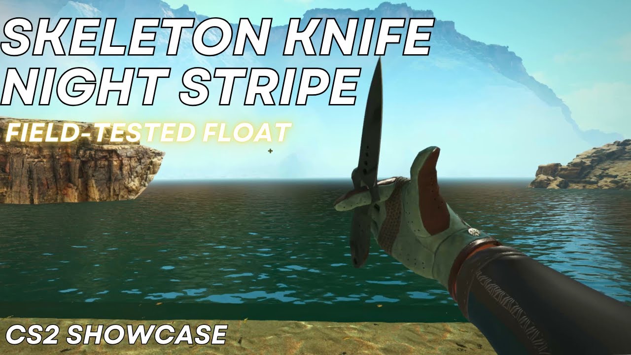 Skeleton Knife Night Stripe (Field-Tested) | CS2 Skin Showcase #899 ...