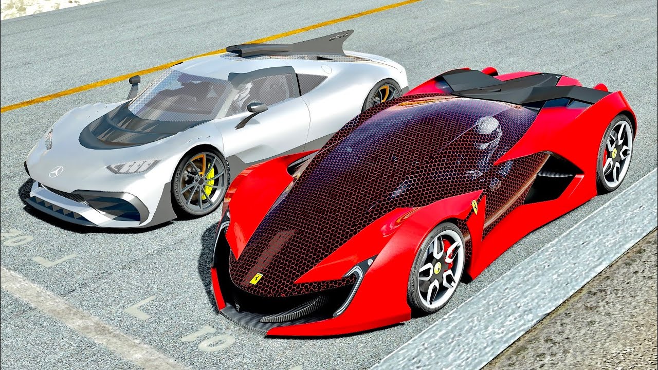 Ferrari Impronta vs Mercedes-AMG Project One at Nurburgring GP - YouTube