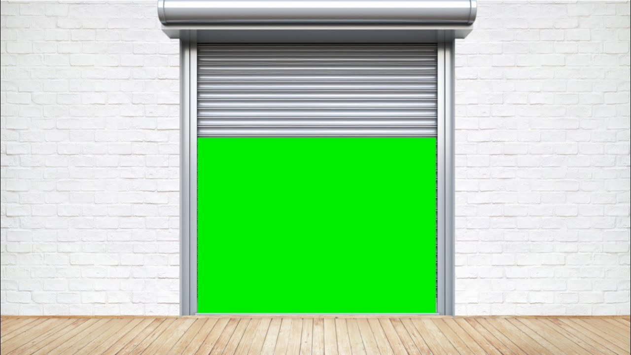 Rolling Shop Shutter Animation Green Screen Effects HD - YouTube