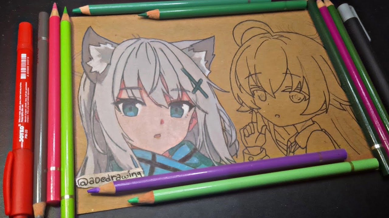 🔴 Drawing Shiroko x Hishino Part 3 ( Lanjut )😎 - YouTube