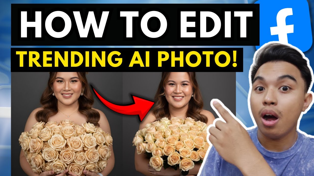 HOW TO EDIT HOLDING ROSES TRENDING AI PHOTO! HOW TO EDIT TRENDING AI ...