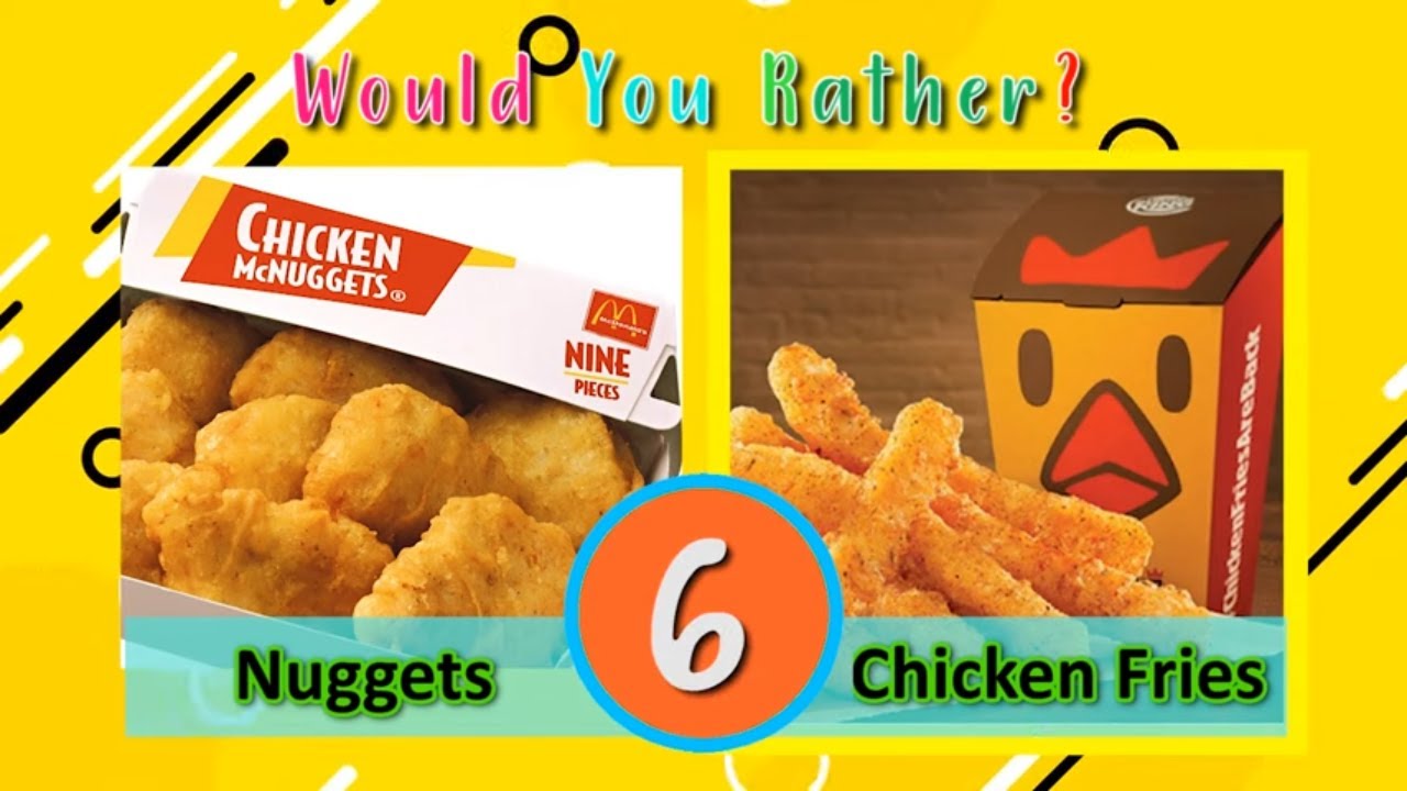 Would You Rather Fast Food Edition Yummy Brain Break Fast Food would-you-rather-fast-food-edition-yummy-brain-break-fast-food