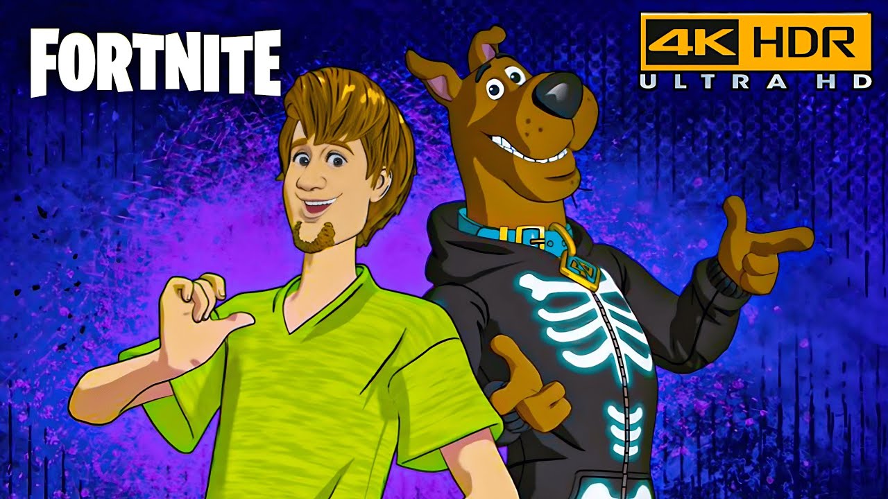 Fortnite Shaggy & Scooby-Doo Bundle Gameplay 4K 120FPS HDR - YouTube
