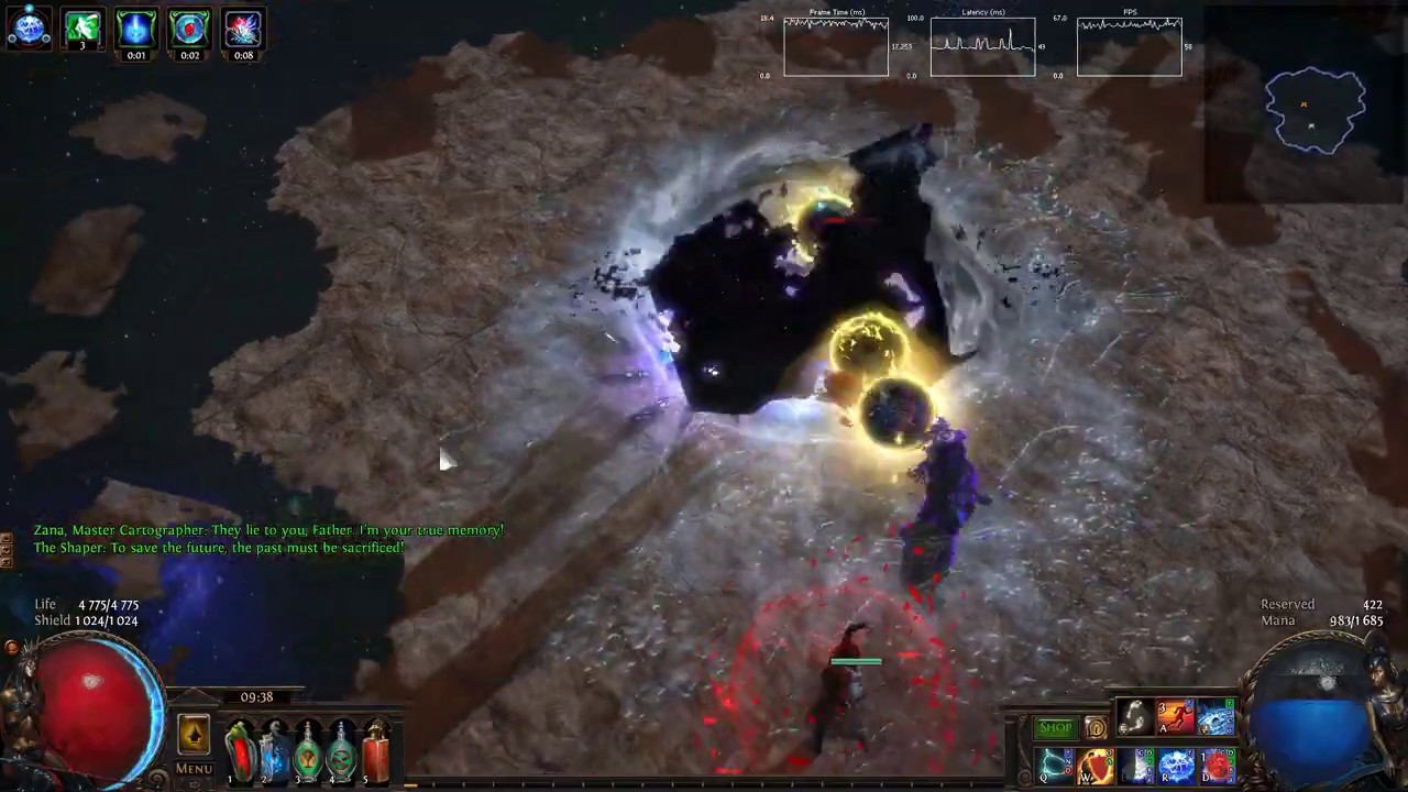 Cold Snap Vortex Trickster build - Path of Exile 3.8 - Shaper fight ...