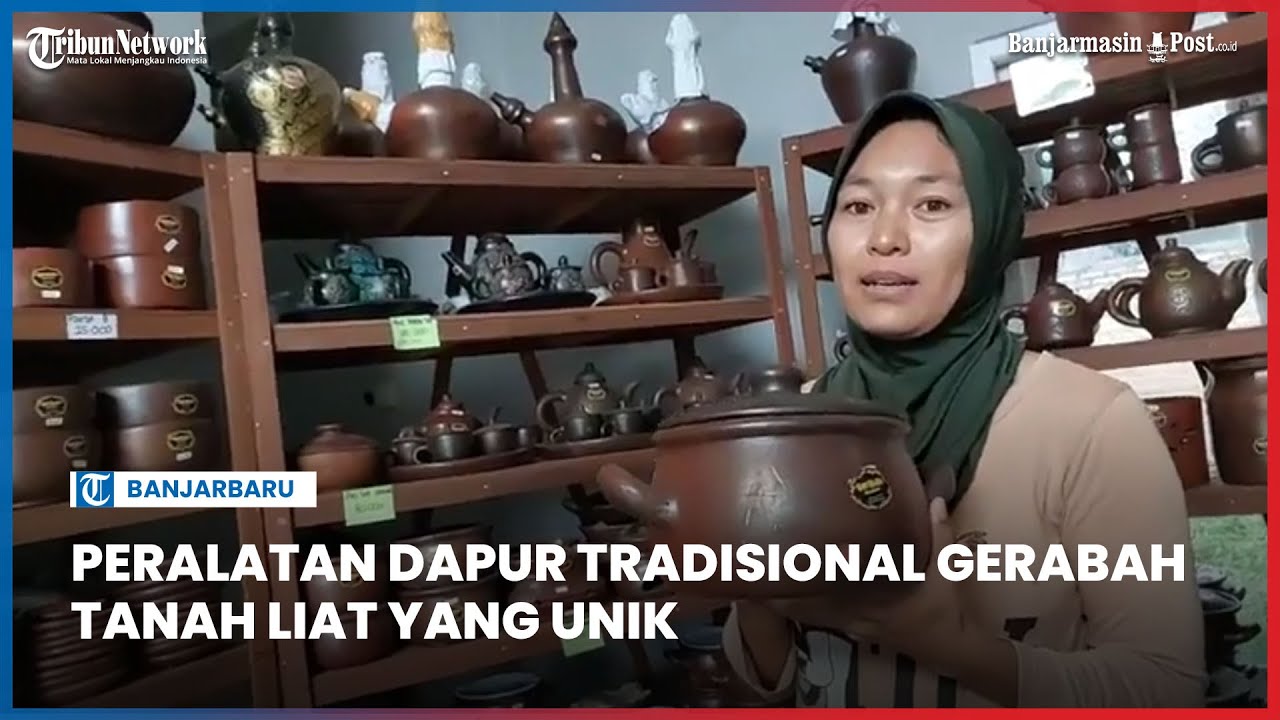 Peralatan Dapur Tradisional Gerabah Tanah Liat yang Unik - YouTube