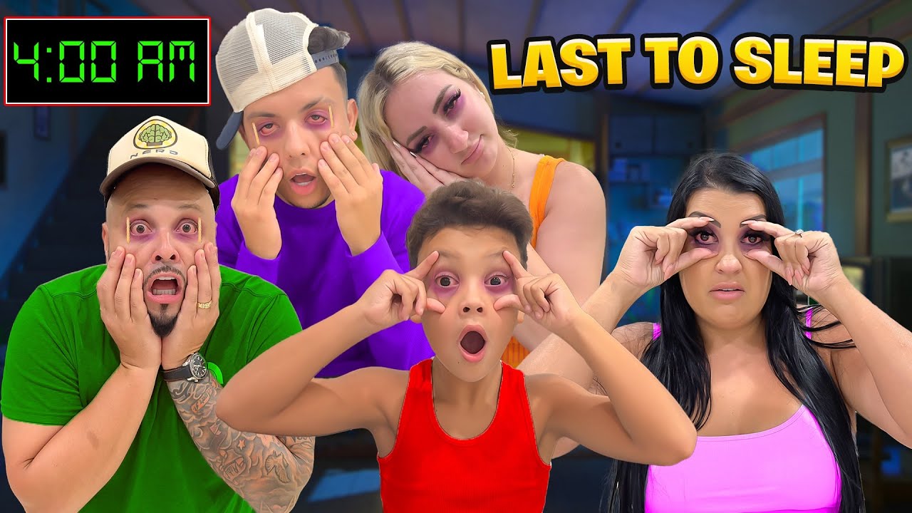 Last to FALL ASLEEP Wins PRIZE - YouTube