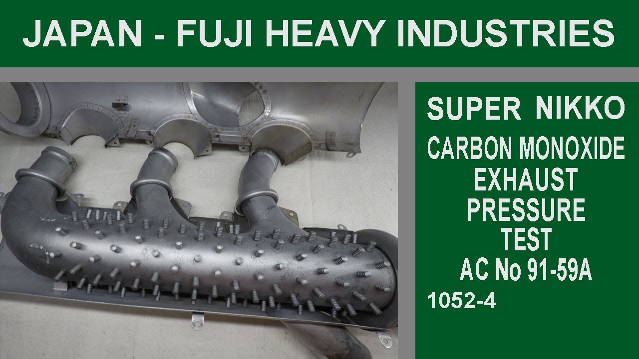 Fuji LM-2 Carbon Monoxide Exhaust Leak Test KT - YouTube