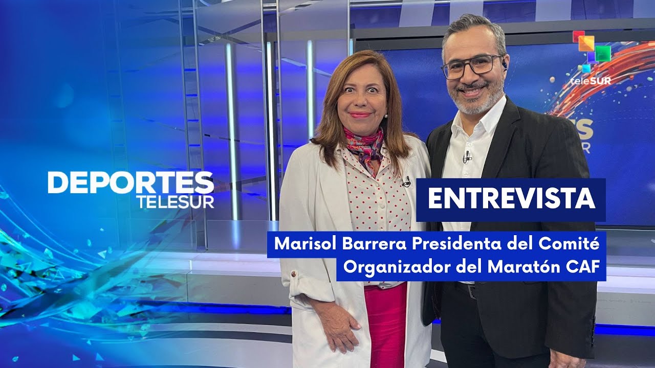 Entrevista Maraton Caf 2026 Marisol Barrera DEPORTES TELESUR 19-09-2025 ...