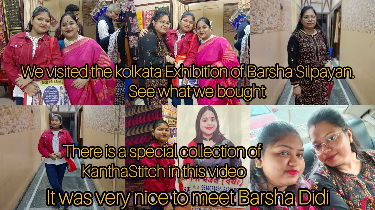 We visited the Kolkata Exhibition of Barsha Silpayan, there is a special collection of ...