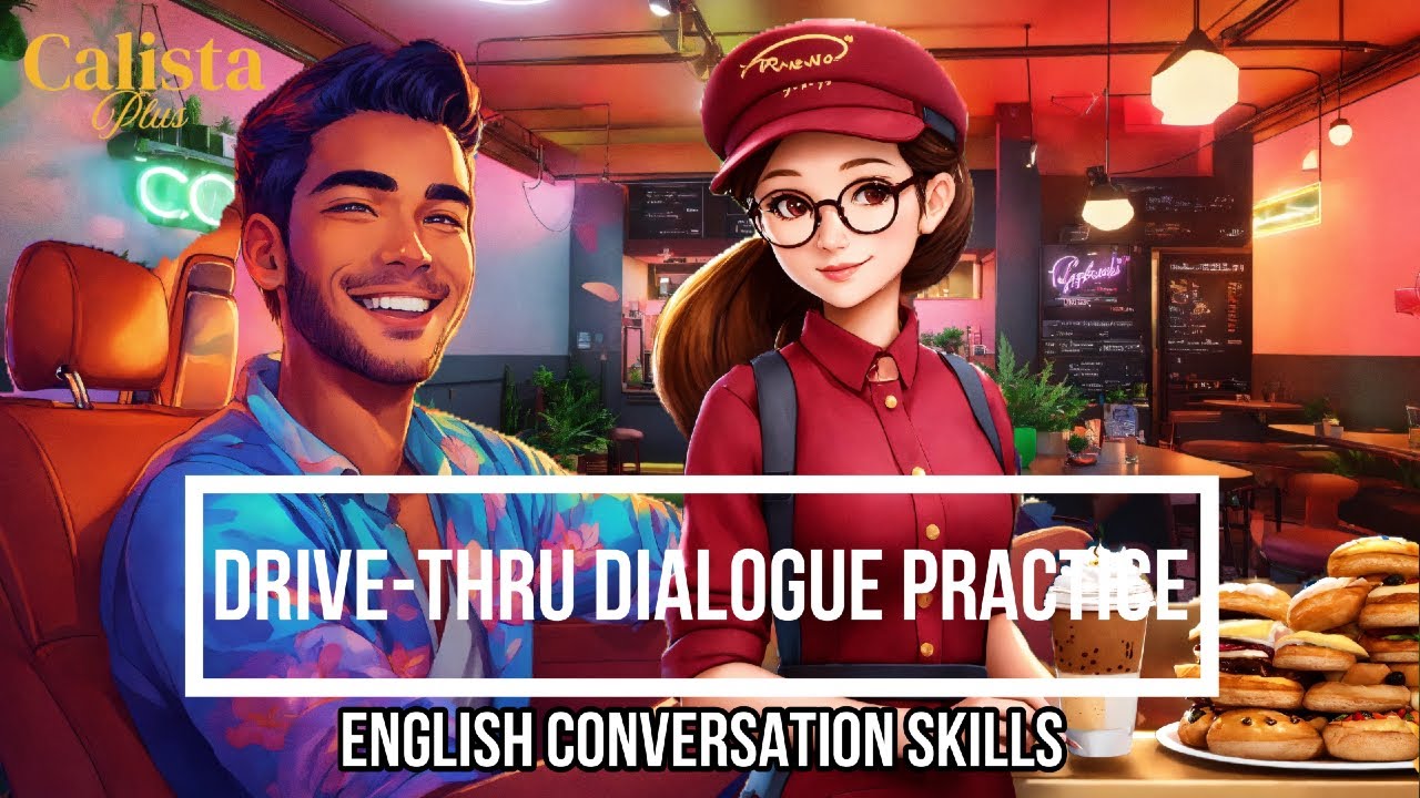 English Conversation Skills Drive Thru Dialogue Practice/ Learn English ...