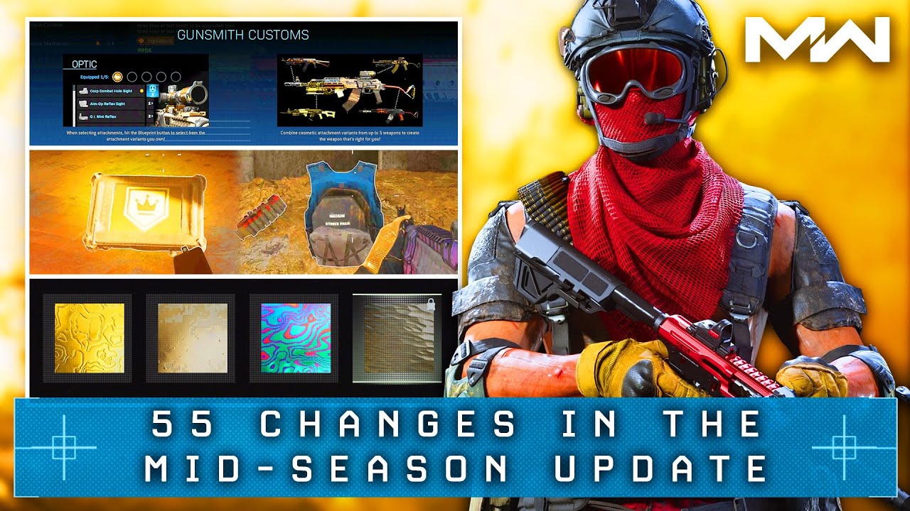 Call of Duty WARZONE: The 55 BIG CHANGES of the Mid-Season Update (MW ...