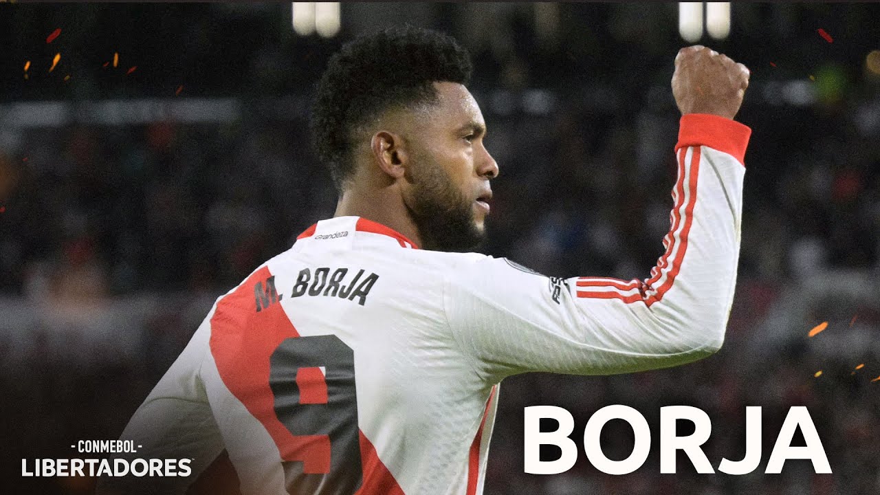 TODOS LOS GOLES DE MIGUEL BORJA EN LA CONMEBOL LIBERTADORES 2024 - YouTube